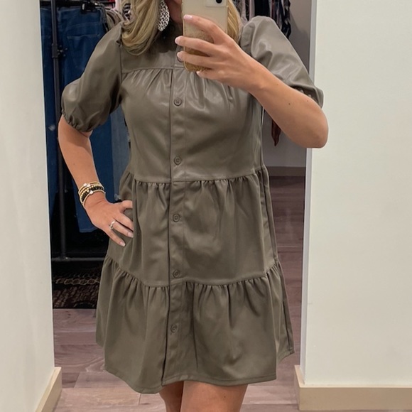 RD Style | Dresses | Nwt Rd Style Delaney Faux Leather Dress | Poshmark